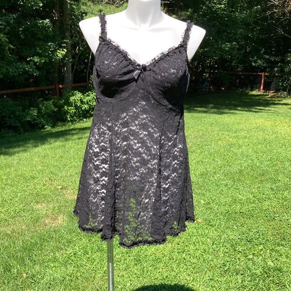 torrid | Intimates & Sleepwear | Torrid Black Lace Sheer Black Teddy ...